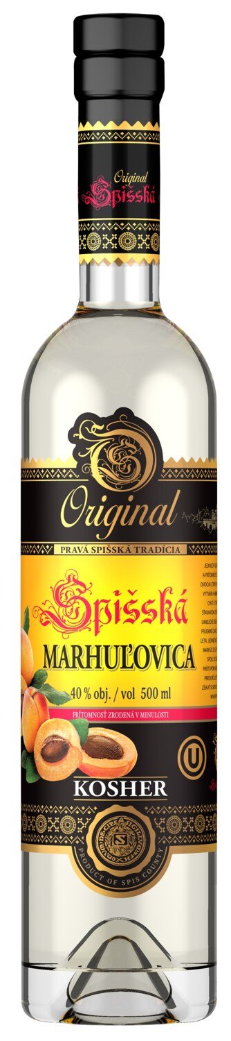 Spišská Marhuľovica Kosher 40% 0,5L • 1day.sk